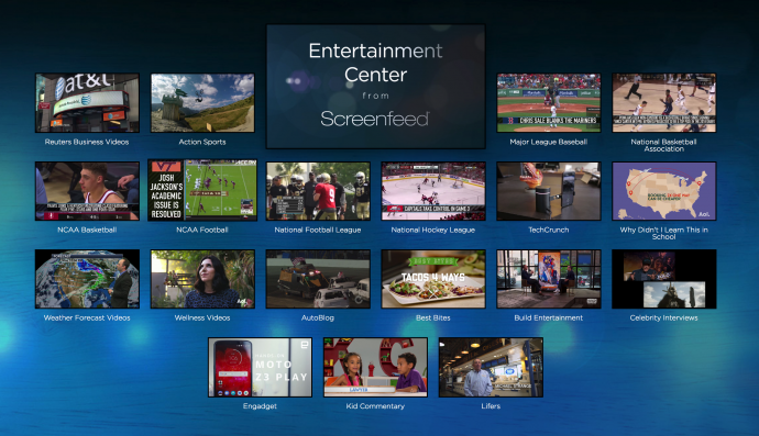 Screenfeed Debuts Entertainment Center, For Long Dwell Time Content ...